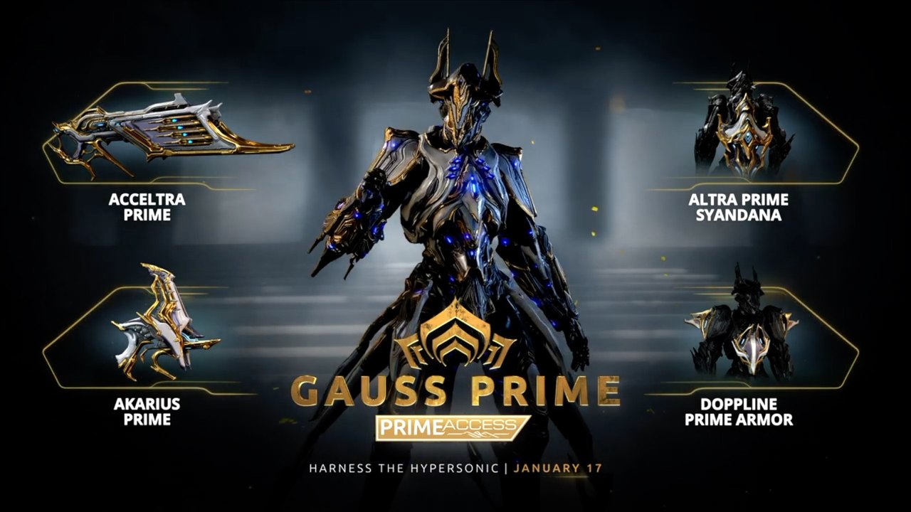 Warframe Official Gauss Prime Access Launch Trailer - video Dailymotion
