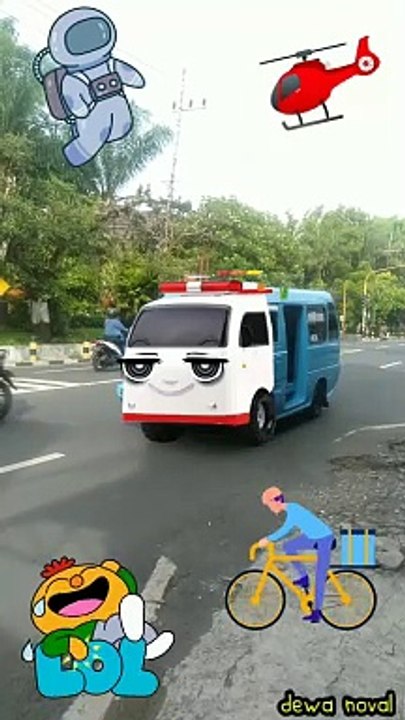 angkot biru jadi ambulans tayo - Video Dailymotion