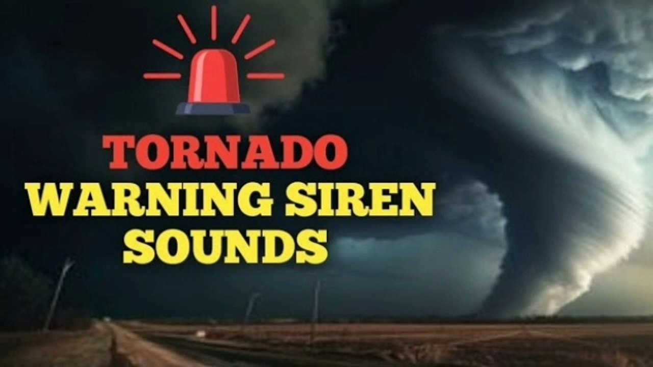 Tornado warning sirens sound effect|Tornado siren sounds, - video ...
