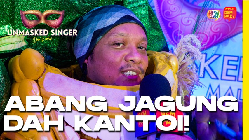 Abang Jagung adalah Azan Ruffedge gais! | Unmasked Singer S4 | Gempak