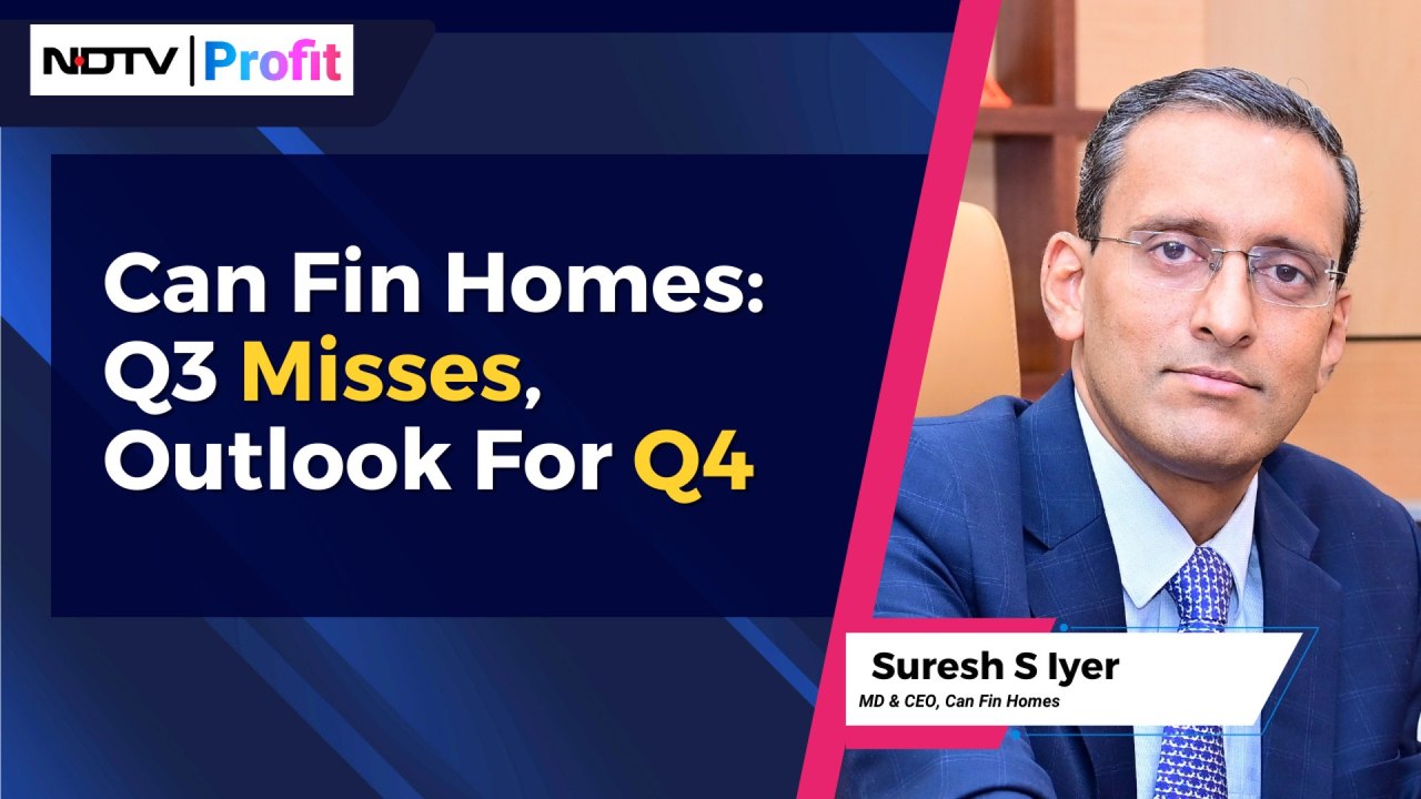 Can Fin Homes' Suresh S Iyer On Outlook For Q4 | NDTV Profit - video ...