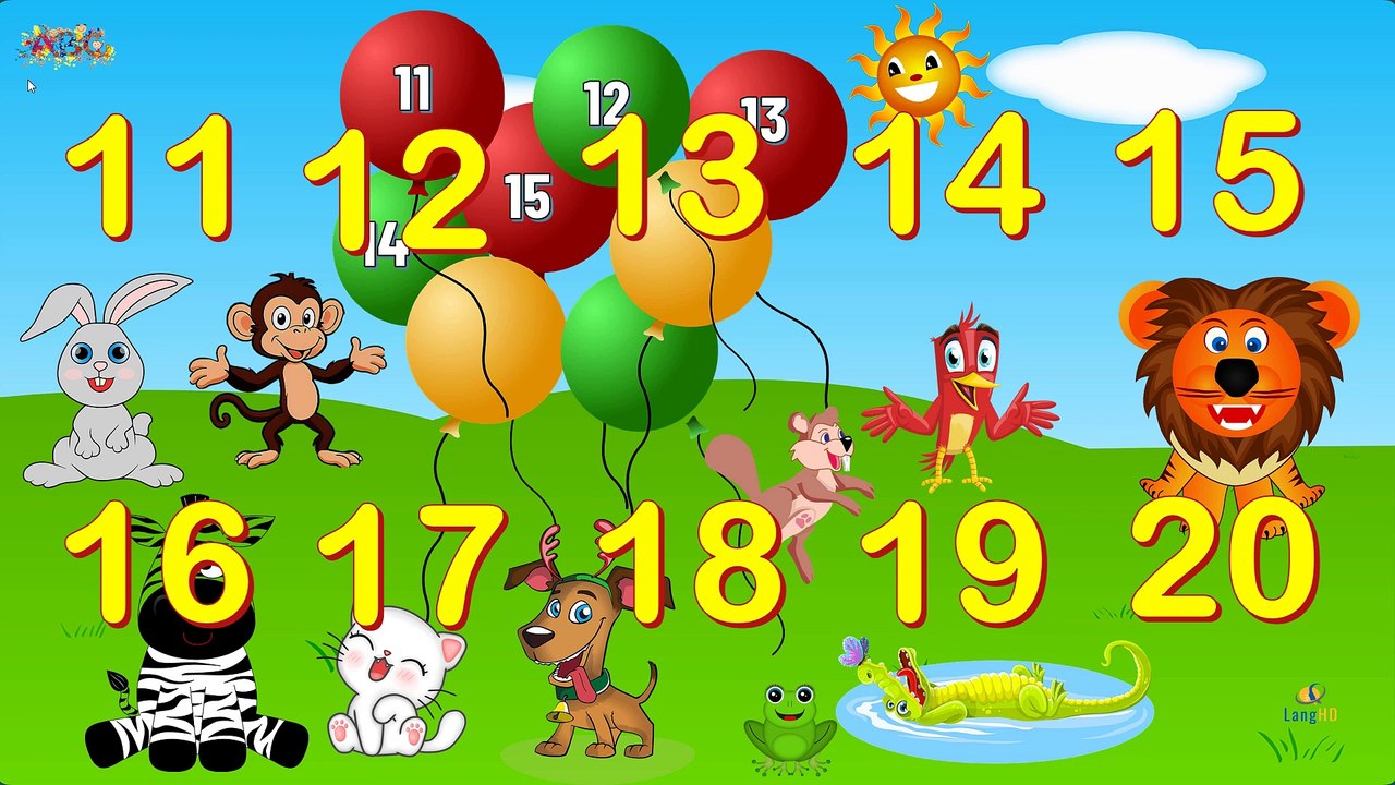 Number From 1-20 for children | Counting numbers - video Dailymotion