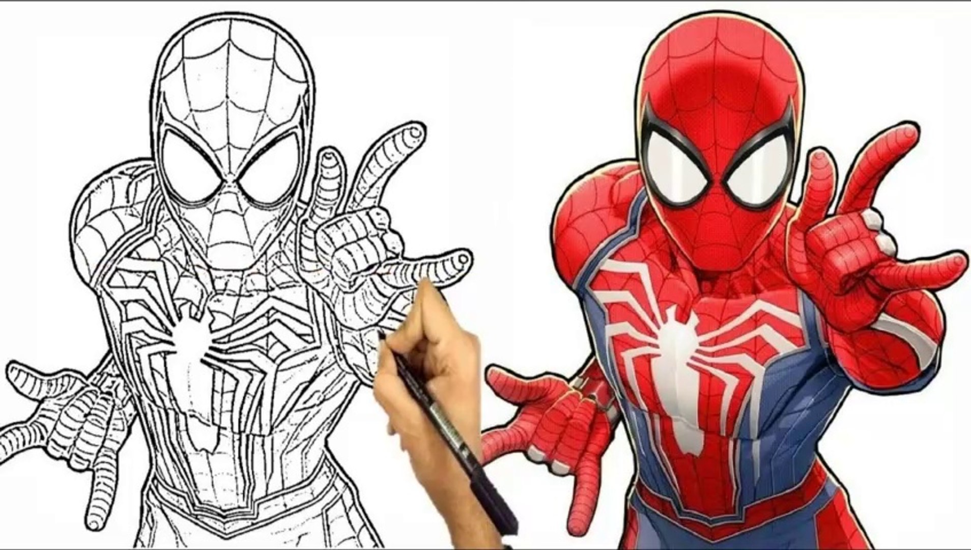 Dessin Facile De Spiderman