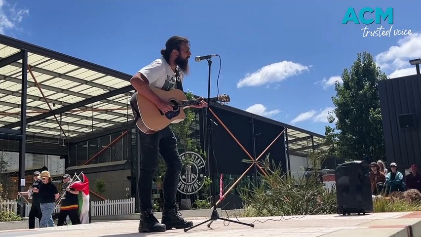 Fox Ransom performs at Limilinaturi/Devonport Invasion Day Rally ...