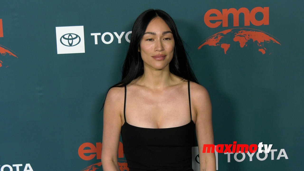 Stephanie Suganami 33rd Annual EMA Awards Gala Green Carpet - video ...