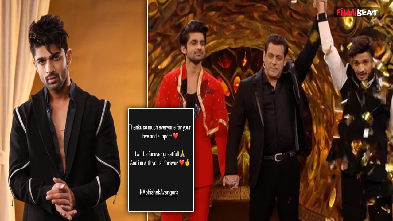 Bigg Boss 17 Runner Up Abhishek Kumar ने Grand Finale के बाद Share किया ...