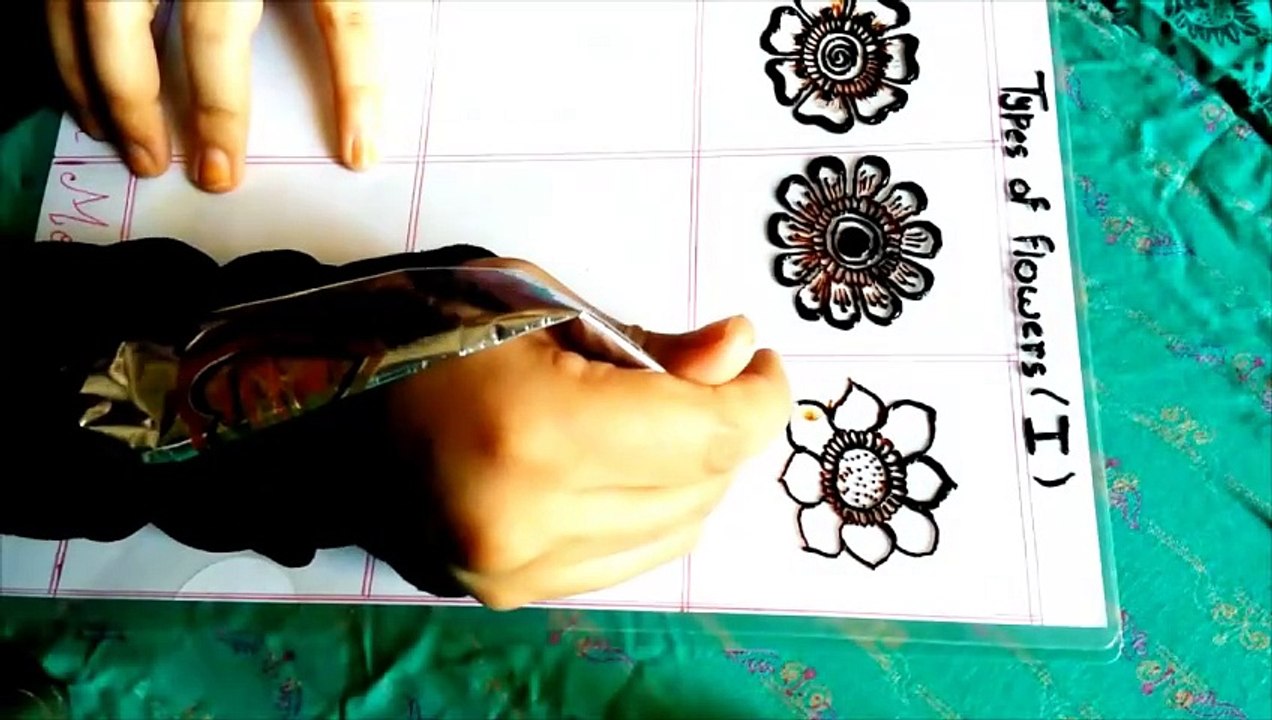 Arabic mehndi class 1 | mehndi design | henna designs | how to make ...