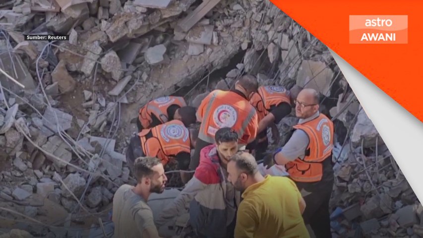 Kekejaman zionis: Hamas kaji cadangan baharu gencatan senjata tiga peringkat | Astro Awani