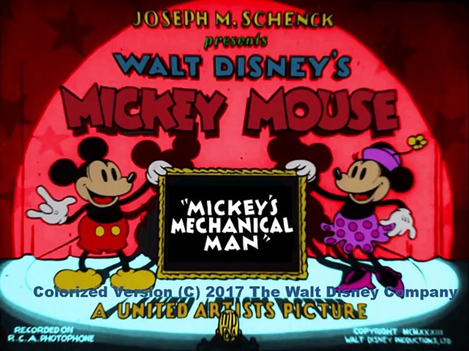 Mickey Mouse - Mickey Mouse's Mechanical Man (1933) Colorized - video ...