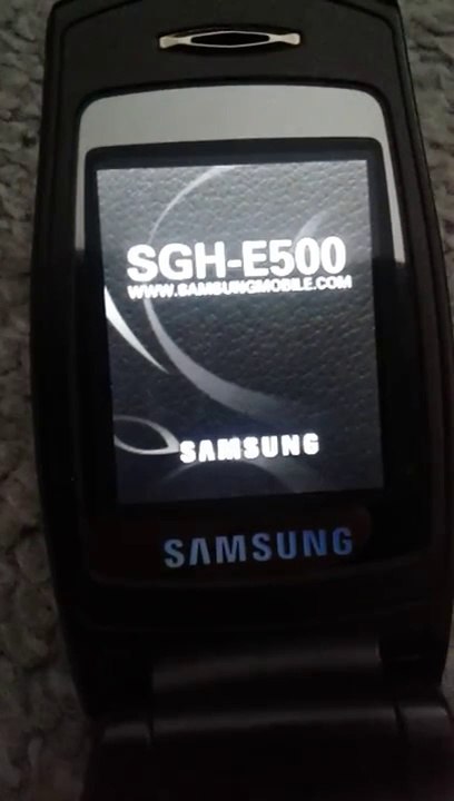 Samsung SGH-E500 - Вкл/Выкл + внутренний/внешний экран / On/Off + internal/external display ...