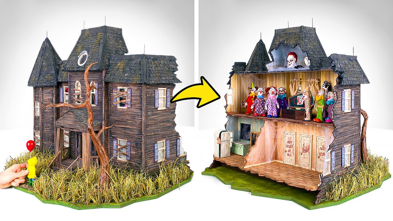 I Made Pennywise's Scary House With Clowns - video Dailymotion