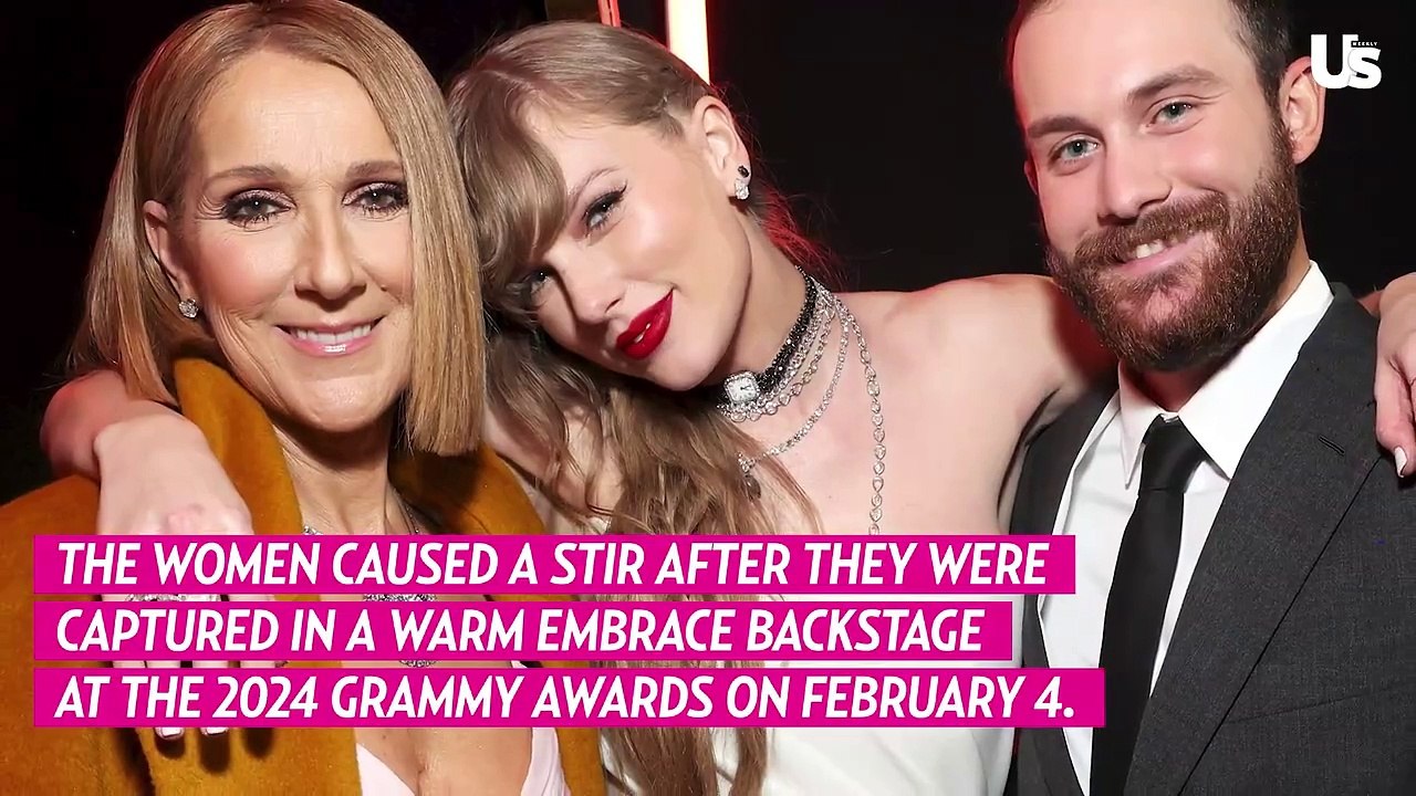 Taylor Swift Hugs Celine Dion After Fans Call Out Awkward Grammys Moment - video Dailymotion