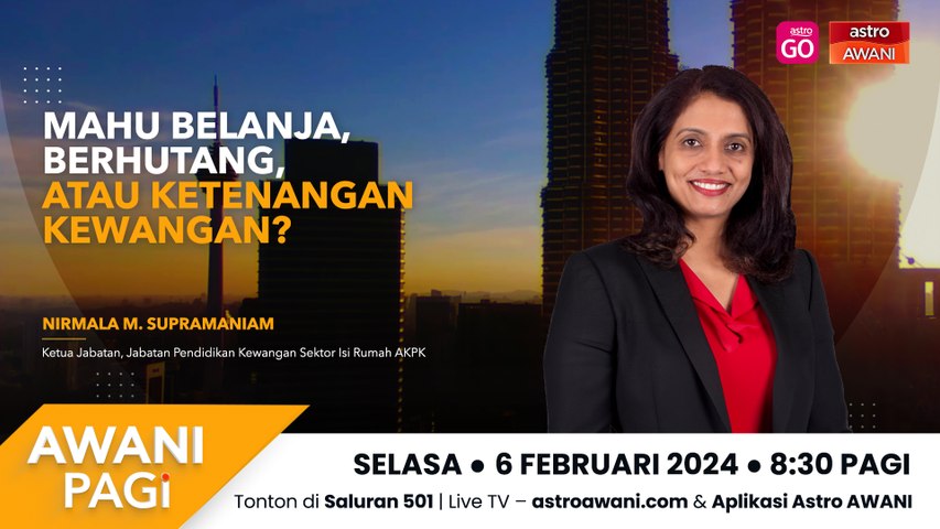 AWANI Pagi: Mahu belanja, berhutang atau ketenangan kewangan? | Astro Awani