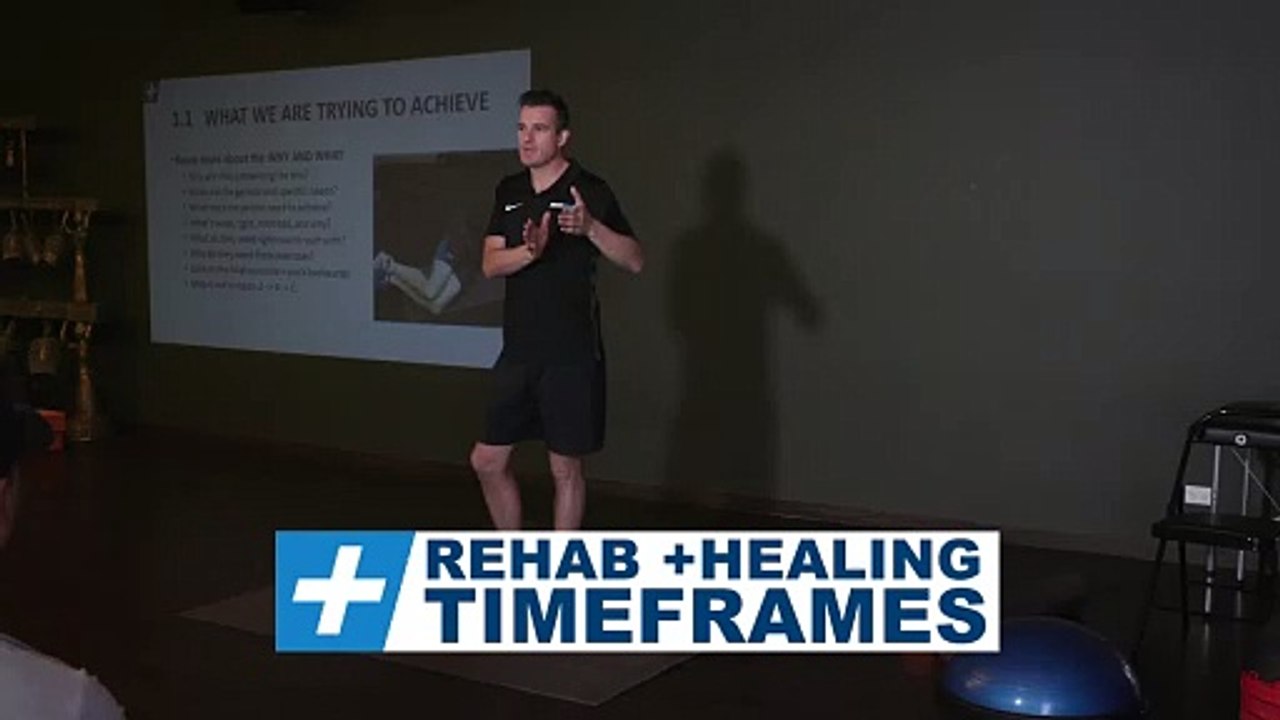 Rehab and Healing Timeframes - LUMBAR SPINE Course Segment _ Tim Keeley ...