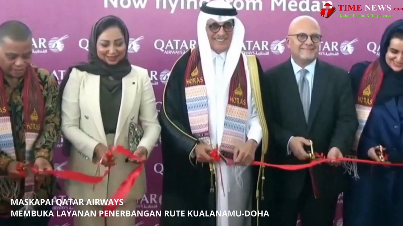 MASKAPAI QATAR AIRWAYS MEMBUKA LAYANAN PENERBANGAN RUTE KUALANAMU-DOHA ...