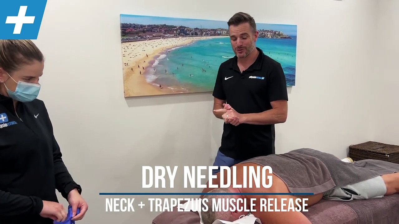 Dry Needling for Neck and Traps Muscle Release _ Tim Keeley _ Physio ...