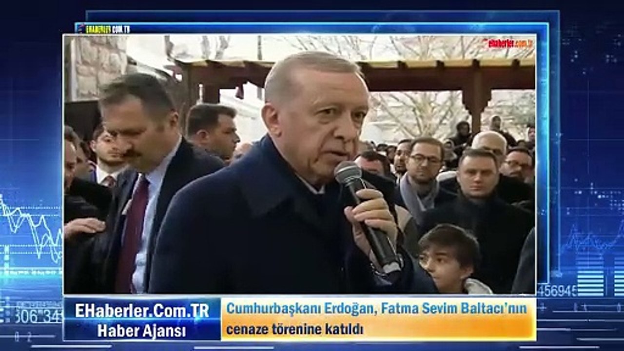 Cumhurbaşkanı Recep Tayyip Erdoğan, Fatma Sevim Baltacı’nın cenaze ...