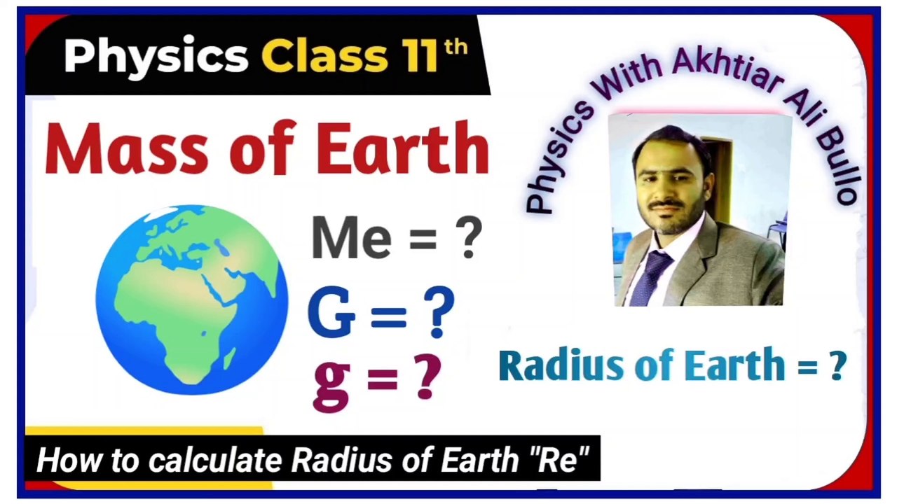 Mass of earth_Radius of earth_how to calculate mass of earth_how to ...
