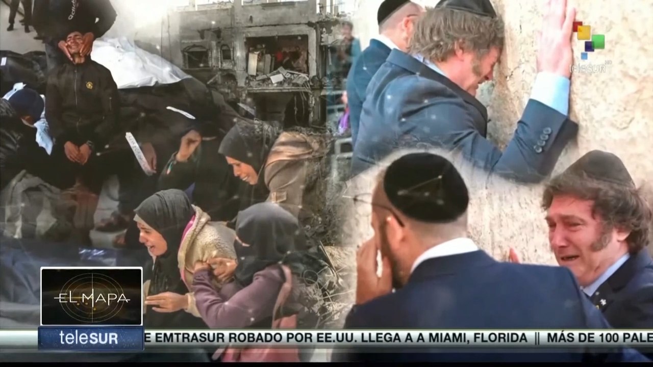 Foto del Día: Javier Milei llora en el Muro de los Lamentos, en Israel ...