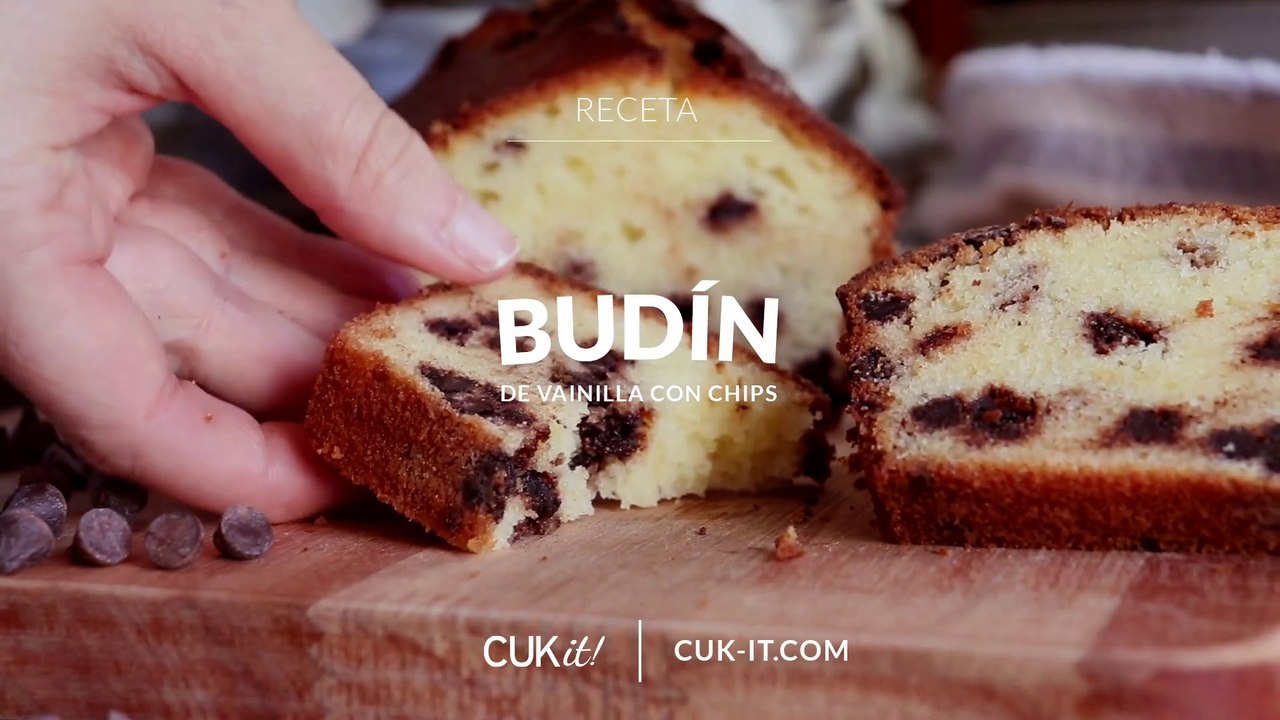 BUDIN DE VAINILLA con Chips de Chocolate - CUKit! - Vídeo Dailymotion