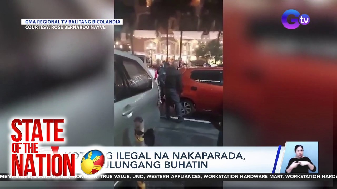 Kotseng ilegal na nakaparada, pinagtulungang buhatin | SONA - video ...
