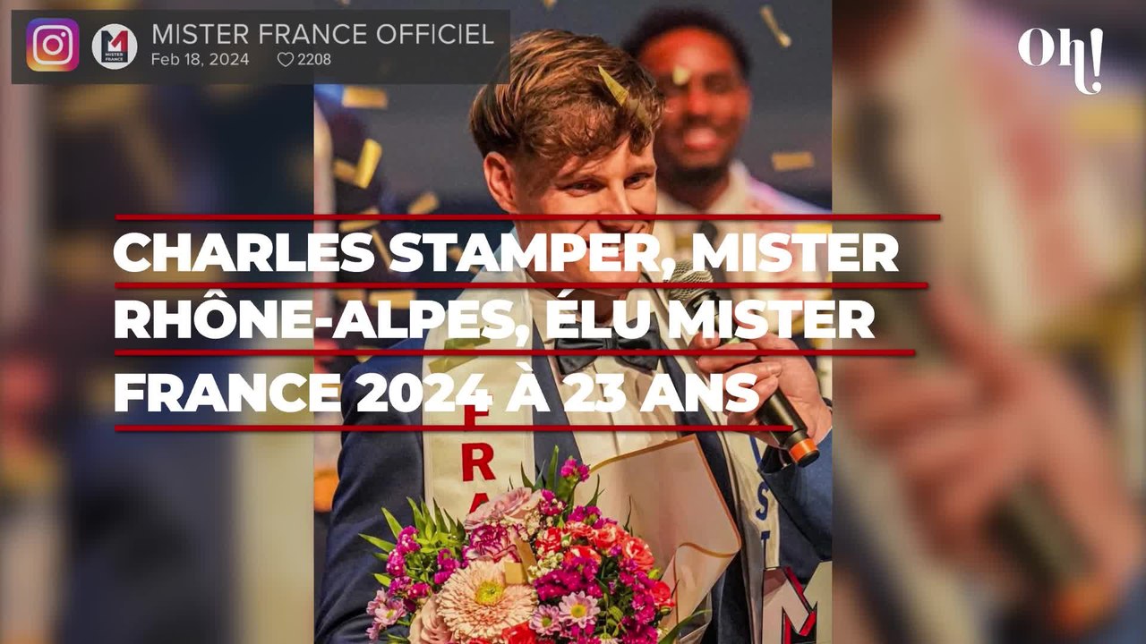 Mister France 2024 : Charles Stamper, Mister Rhône-Alpes, gagne le ...