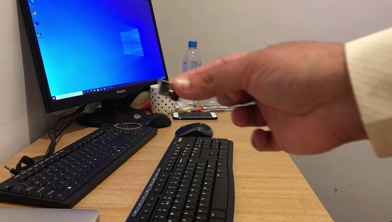 How to CONNECT a Wireless Keyboard & Mouse to Desktop Computer | New ...