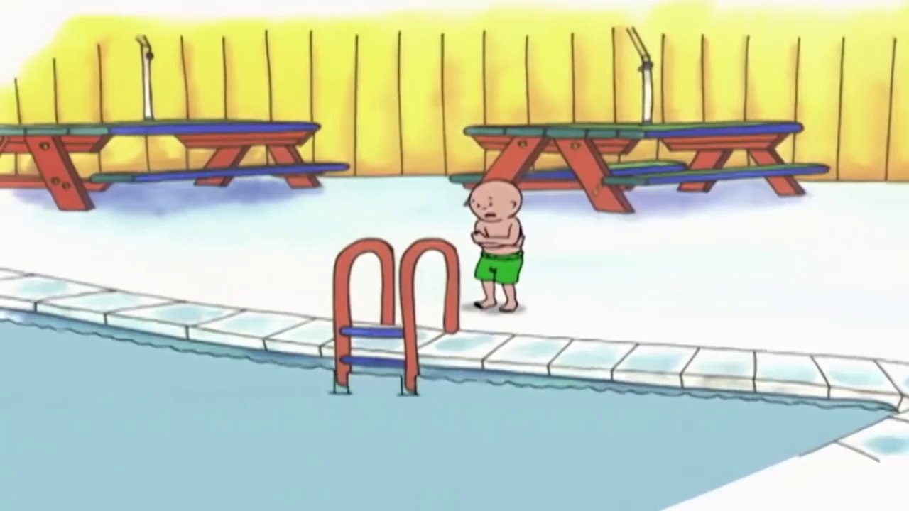 Funny Animated cartoon - Caillou at the pool - video Dailymotion
