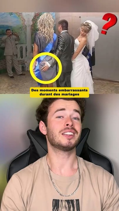 Des moments embarrassants durant des mariages - Vidéo Dailymotion