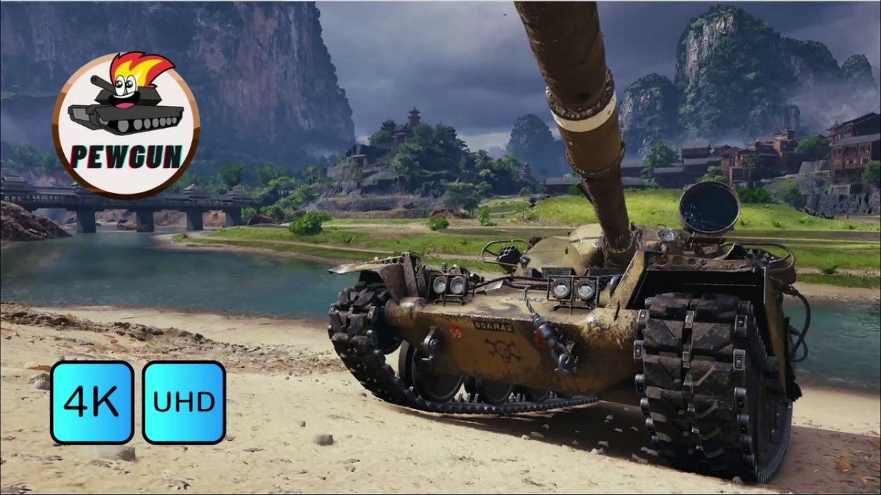 T95/FV4201 CHIEFTAIN 堅不可摧，速度的優雅！ | 8 kills 10k dmg | world of tanks | @pewgun77 - video Dailymotion