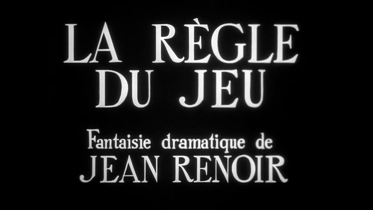 "La Règle du Jeu" de Jean Renoir(1939) | Grand Classique Français ...