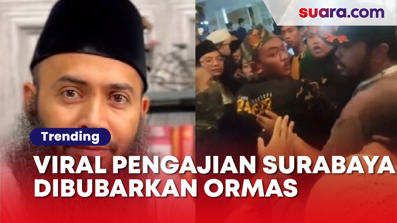 Viral Pengajiannya di Surabaya Dibubarkan salah Satu Ormas, Ustaz ...