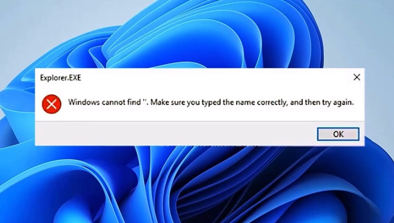 How To Fix Windows cannot Find, Make Sure You Typed the Name Correctly ...