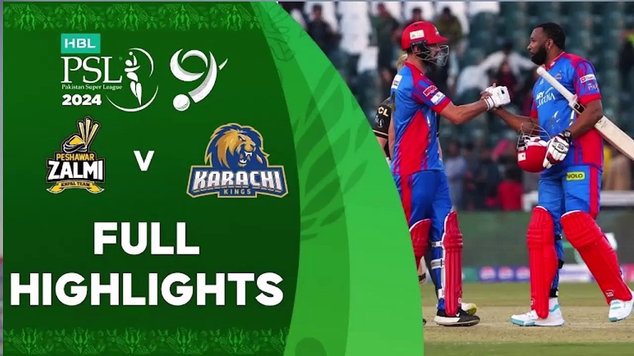 Peshawar Zalmi vs Karachi Kings | Match 6 Full Highlights | HBL PSL 9 ...