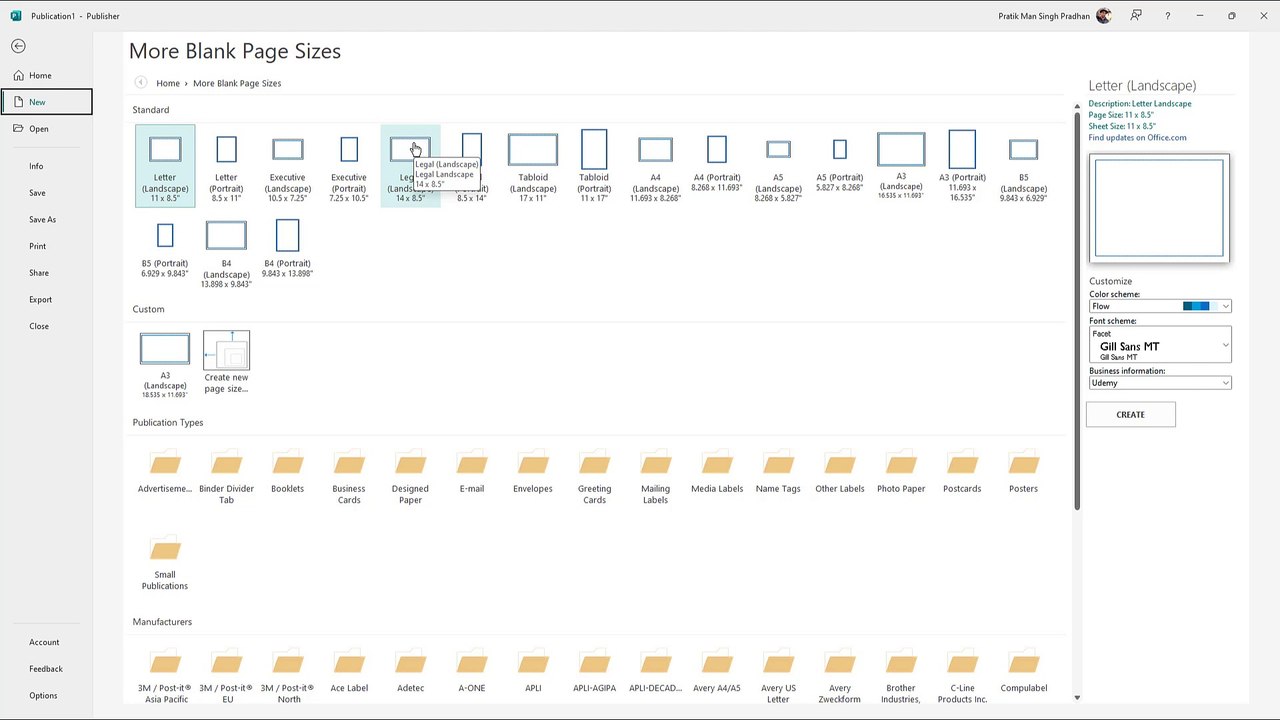 Microsoft Publisher Section 2 Creating New Publications - video Dailymotion