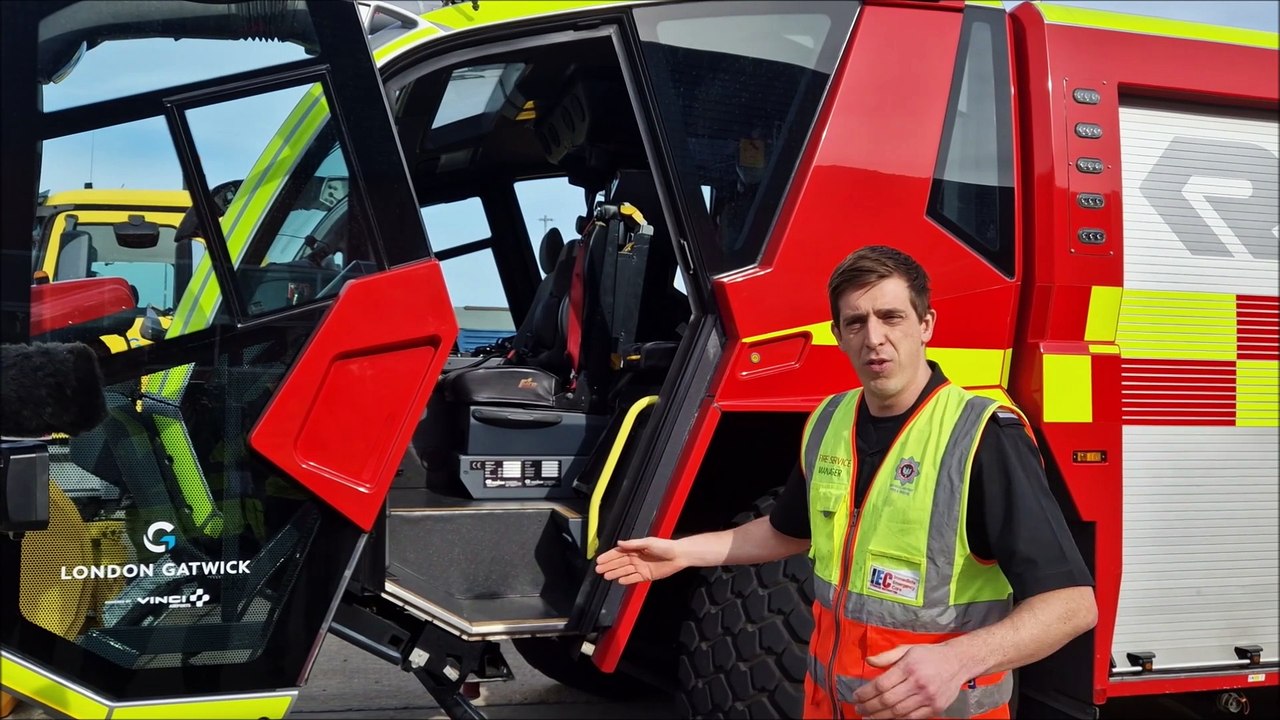 Take a look at one of London Gatwick's fire and rescue vehicles after ...