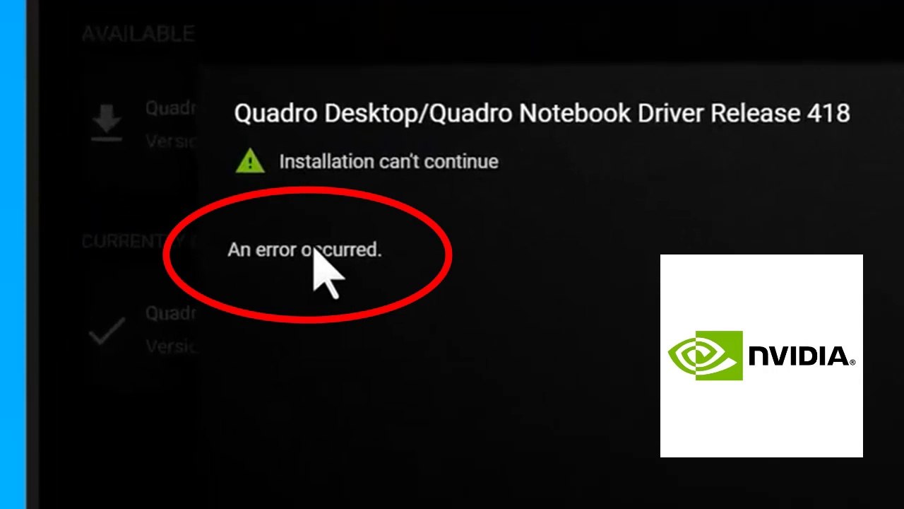 How to Fix NVIDIA GeForce Experience Driver Installation can't continue With an error occurred ...