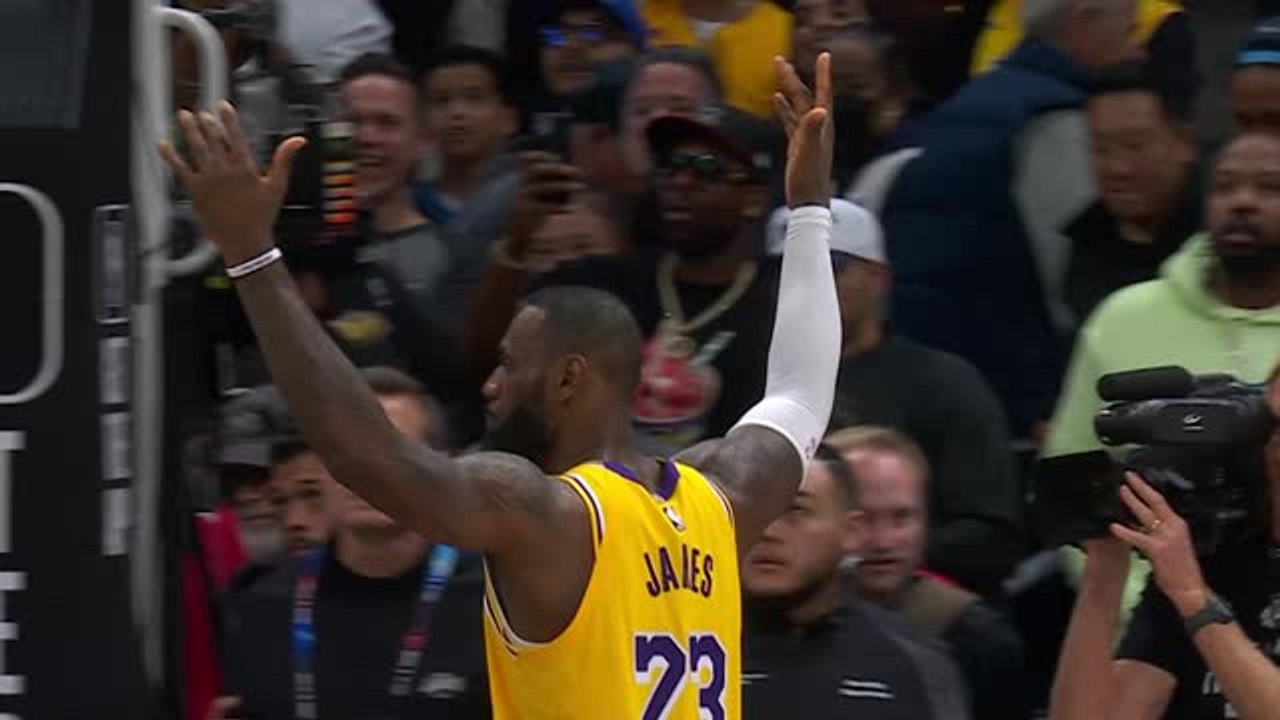 LeBron catches fire to inspire incredible Lakers comeback - video ...
