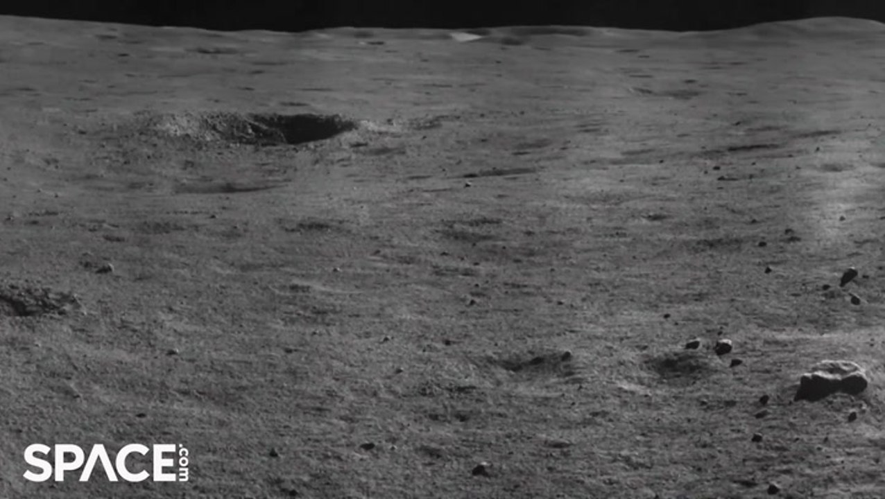 China's Yutu-2 Rover Captures Images Of Moon's Far Side - video Dailymotion