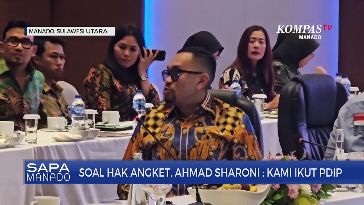 Soal Hak Angket, Ahmad Sharoni: Kami Ikut PDIP - Video Dailymotion