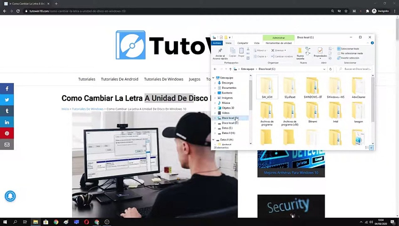 CAMBIAR LETRA a UNIDAD de DISCO en WINDOWS 10 | FÁCIL y RÁPIDO - Vídeo Dailymotion