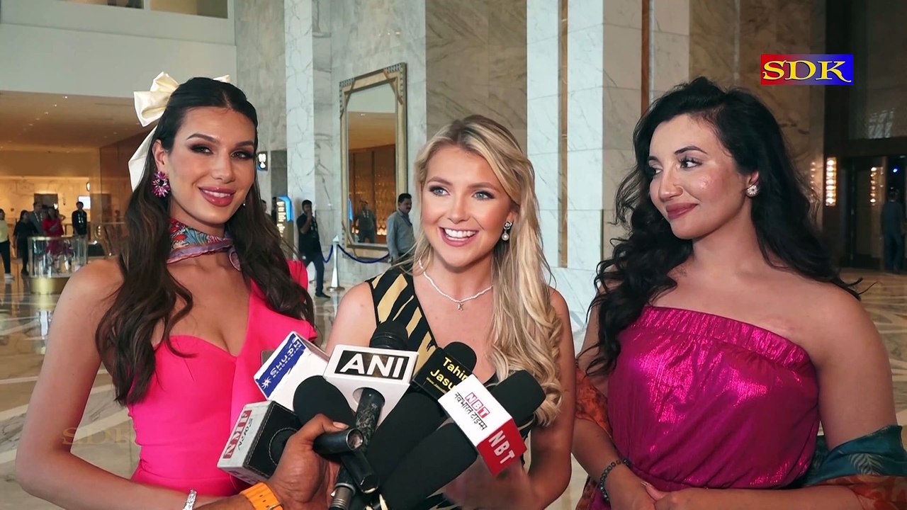 CONTESTANTS OF 71ST MISS WORLD CELEBRATING INTERNATIONAL WOMENS DAY AT ...