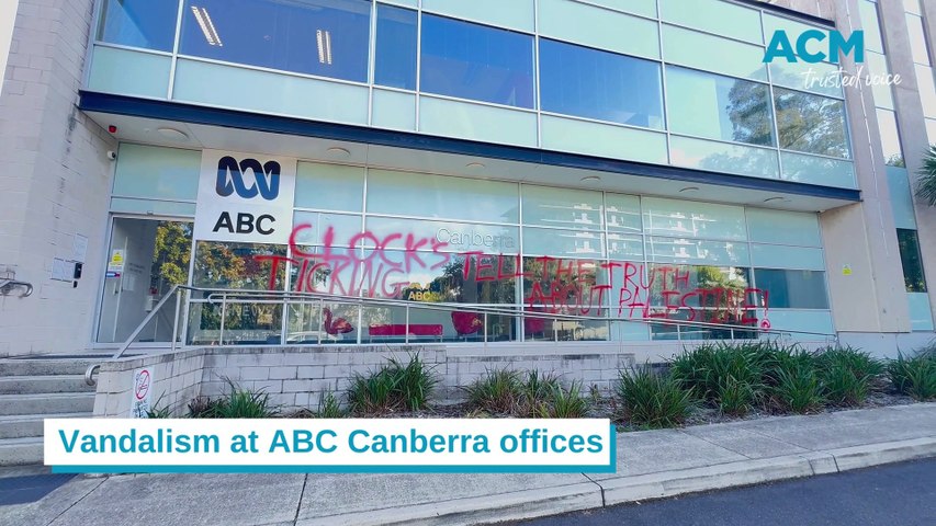 ABC Canberra vandalism | The Canberra Times | March 2024 | The Canberra ...