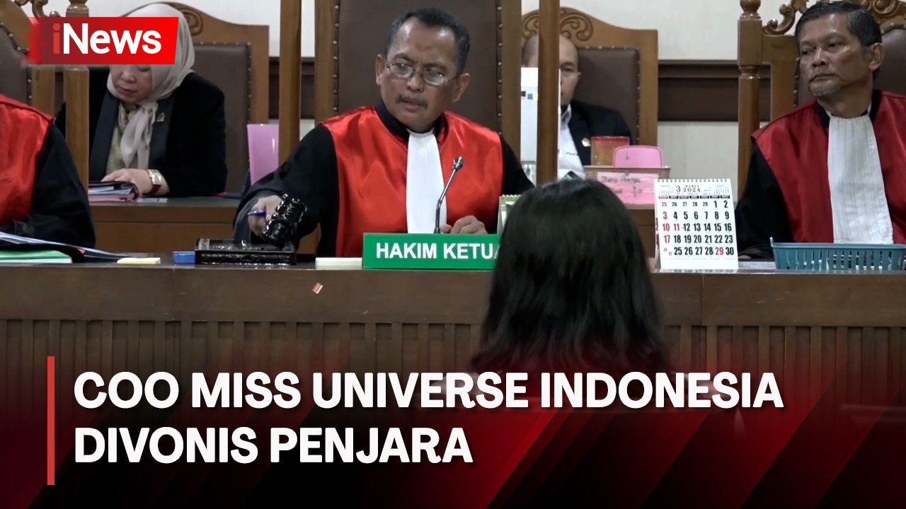 COO Miss Universe Indonesia Divonis 16 Bulan Penjara, Kuasa Hukum ...