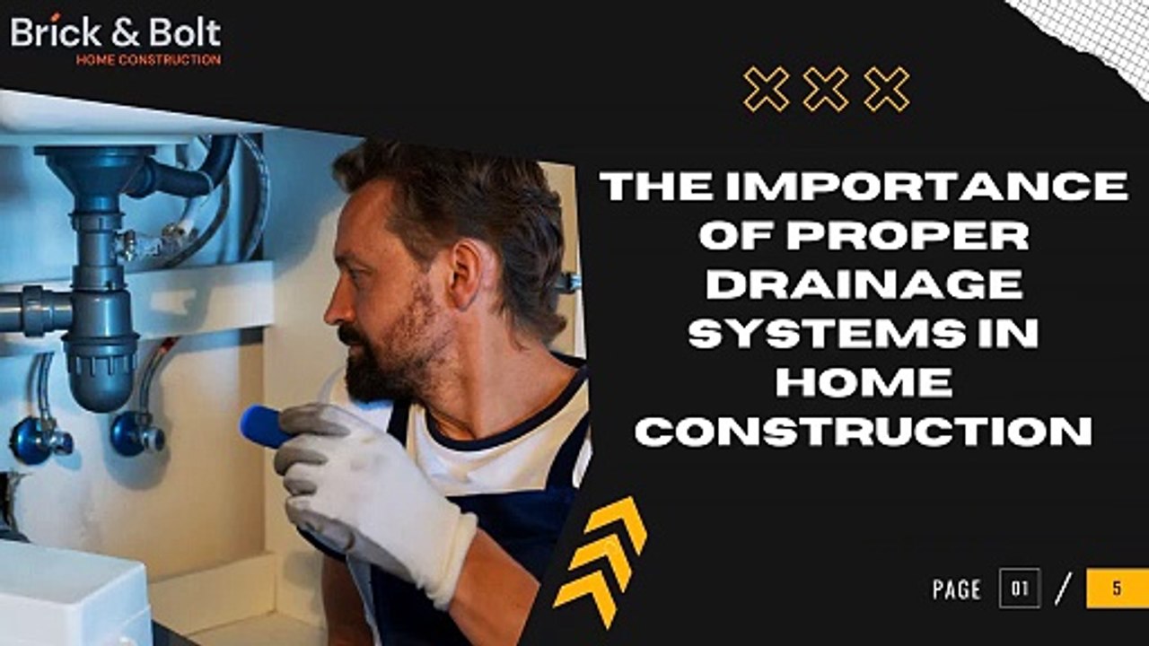 The Importance of Proper Drainage Systems in Home Construction - video ...