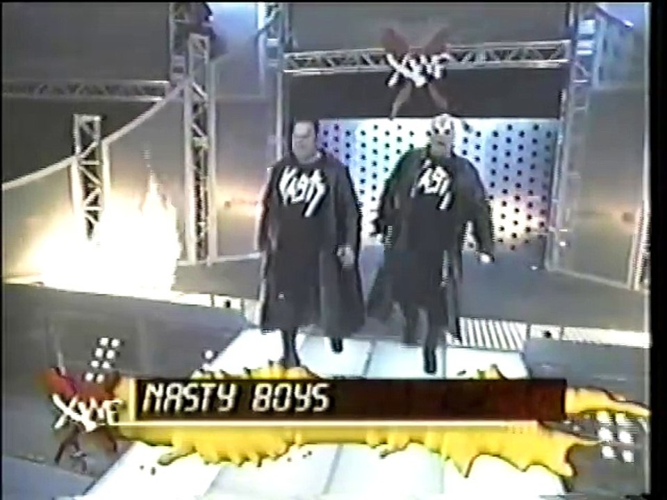 X Wrestling Federation-The Nasty Boys (Brian Knobbs & Jerry Sags) vs ...