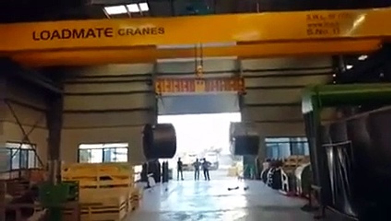 50 Ton EOT Crane load testing - video Dailymotion