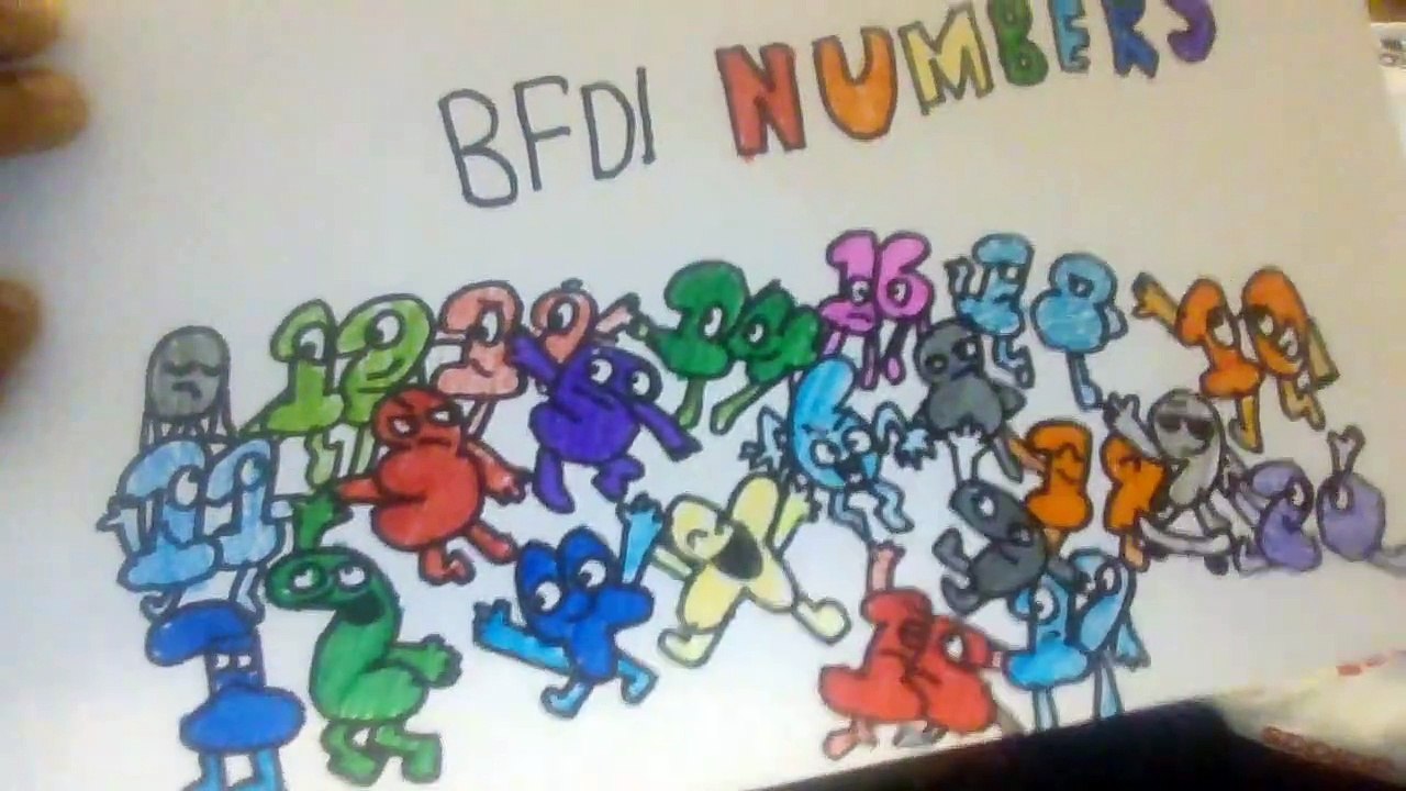 BFDI Numbers 1 to 20 - video Dailymotion