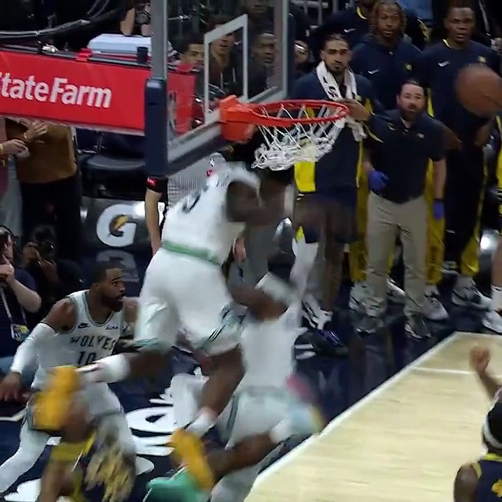 ¡Una tapa Descomunal de Anthony Edwards para sellar la victoria de ...