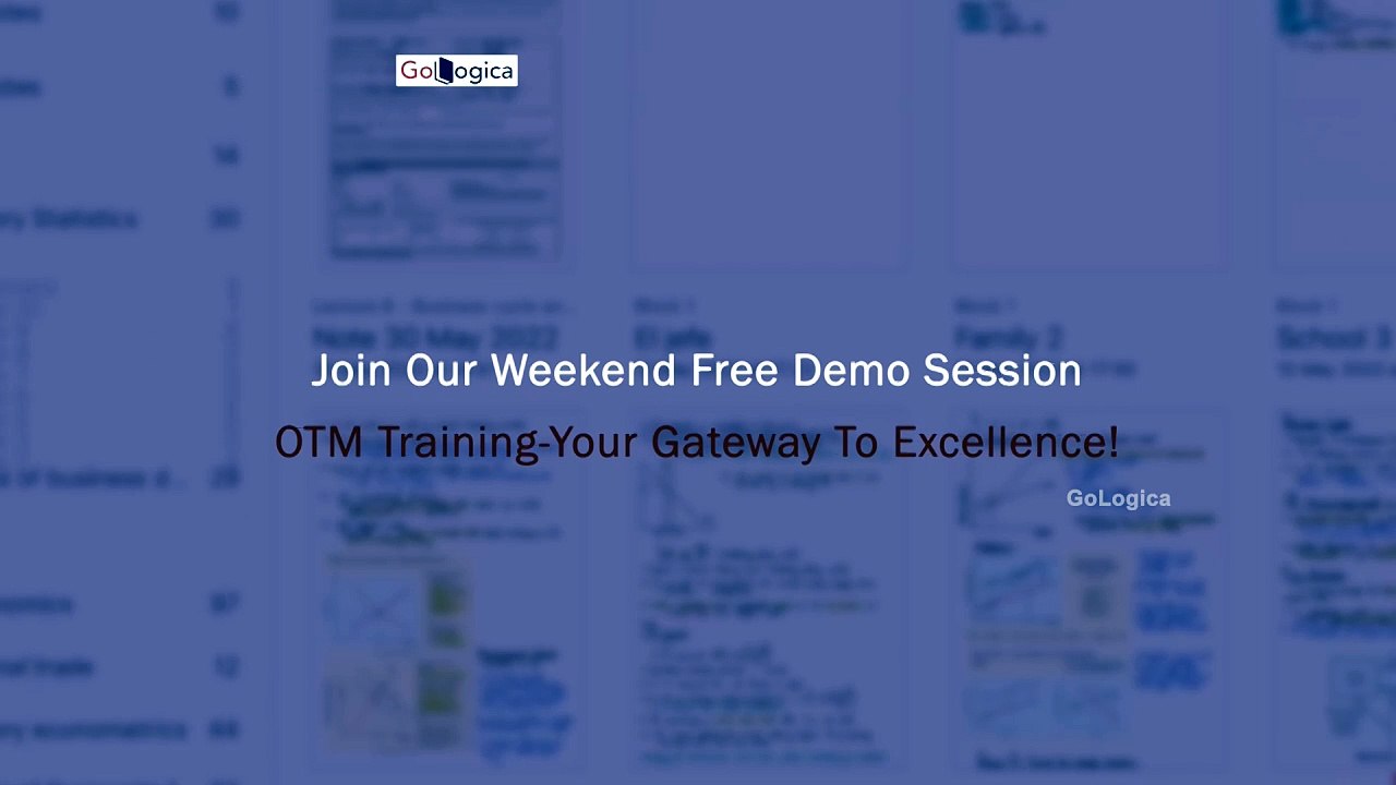 Learn Advanced Skills on Gologica’s OTM Training - video Dailymotion